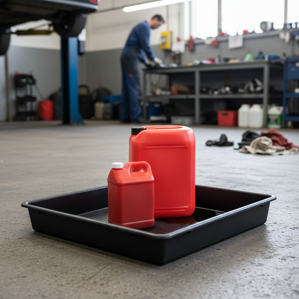 Premium 64 Litre Drip Tray for Vehicle and Machinery Leak Management