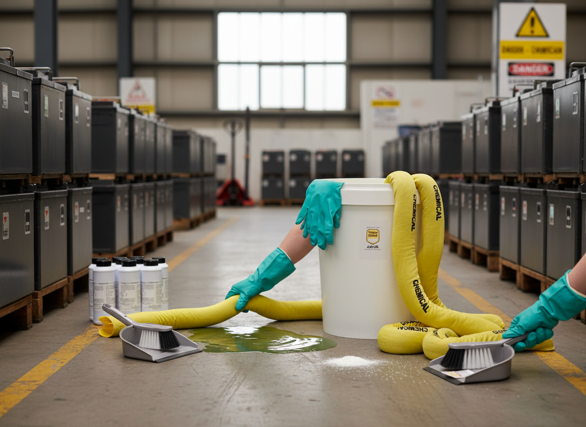 Professional Battery Acid Spill Cleanup Kit 32L with Acid Neutraliser